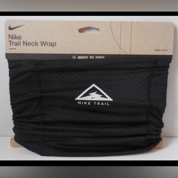 Nike | Accessories | Nike Drifit Trail Wrap Neck Face Color Blackwhite ...